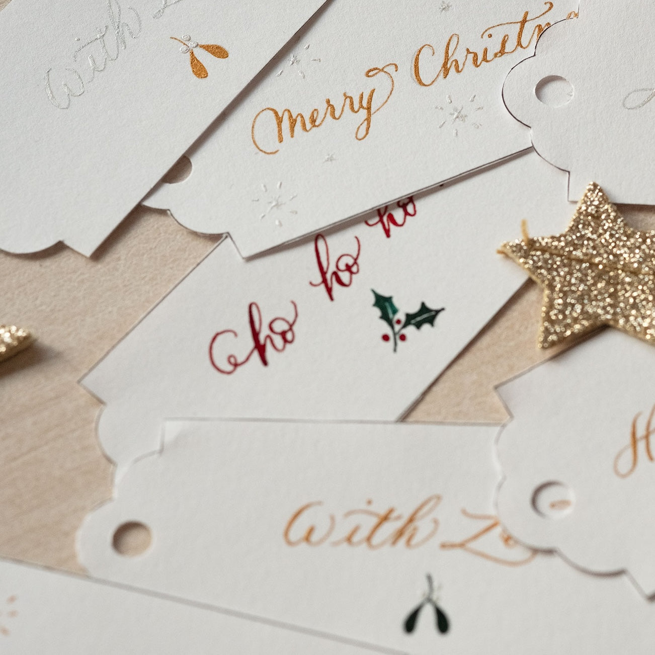 Personalised Christmas Gift Tags – Instant Digital Download – Tom's Studio