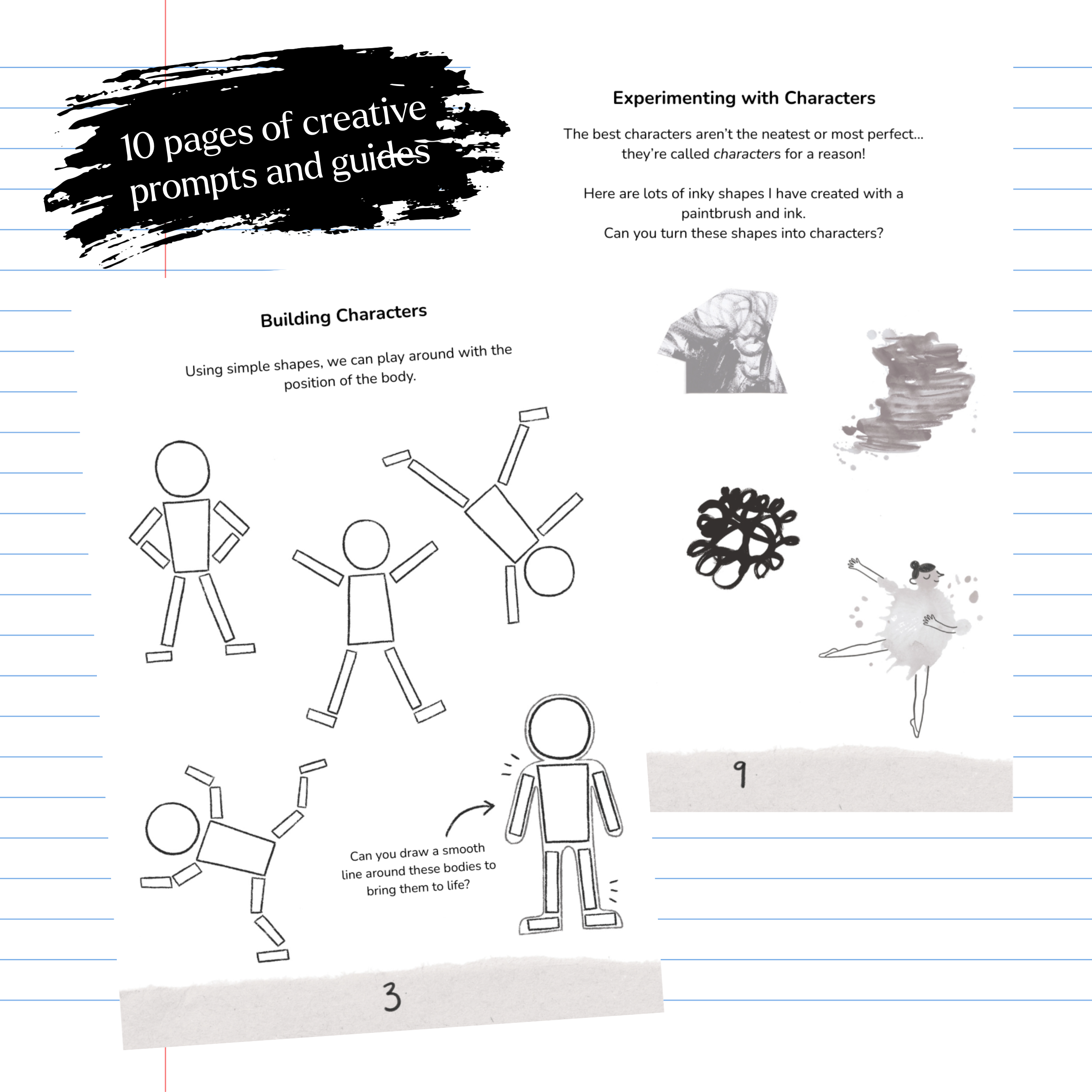 A fun digital guide to drawing characters by Bethan Woollvin – Tom's Studio