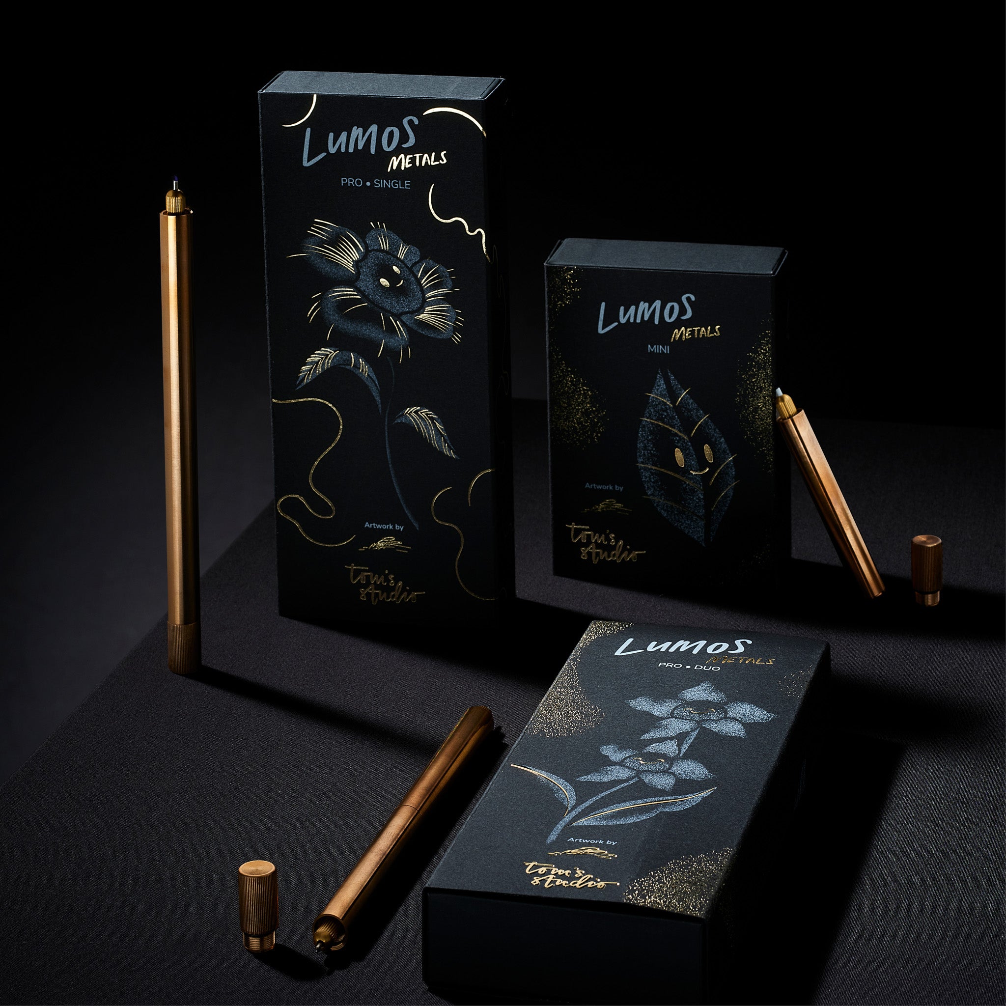 Bronze Lumos – Solid Bronze Pen with Refillable Tips | Tom's Studio