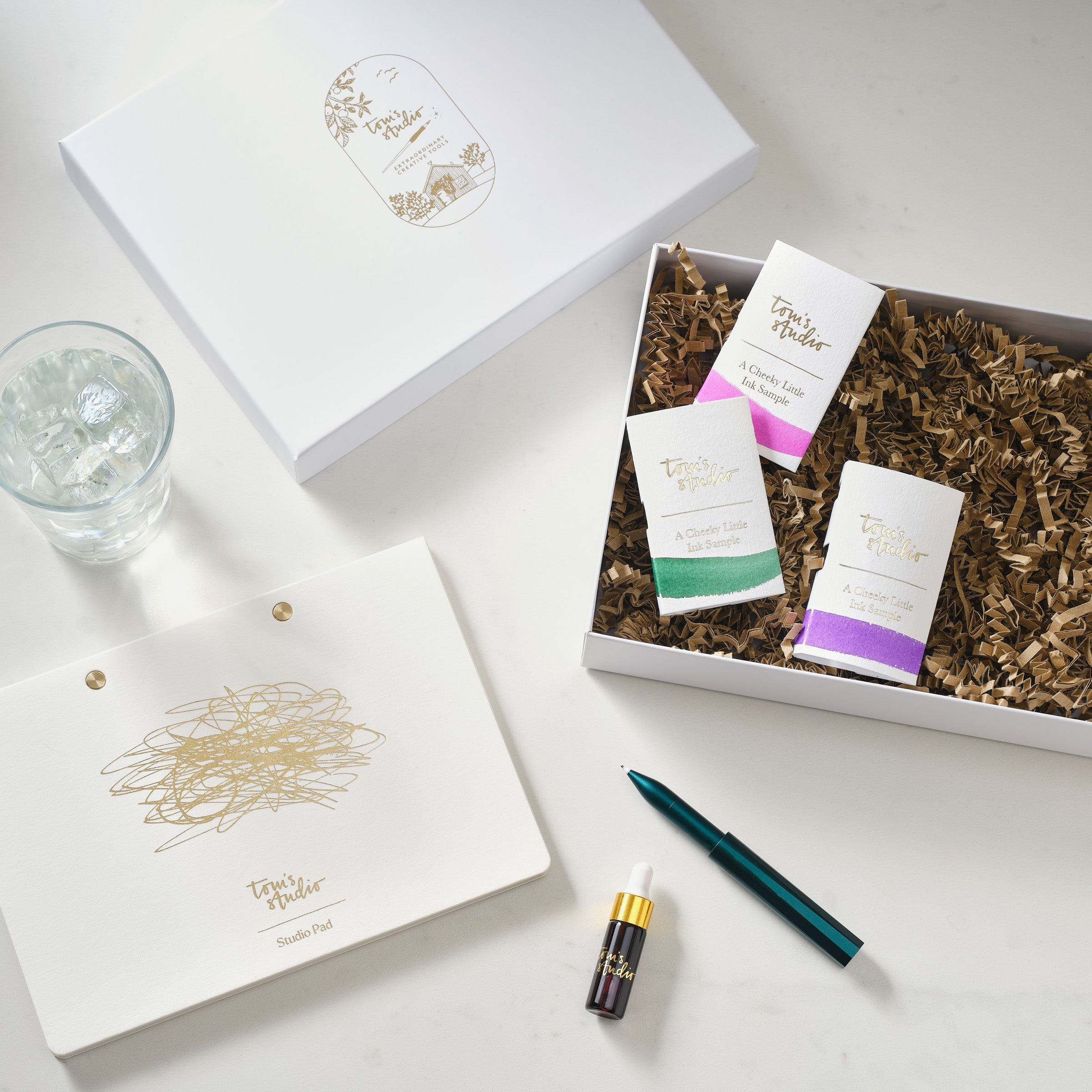 Wren Gift Set – Refillable Pen, Mini Inks & Studio Pad for Creativity ...