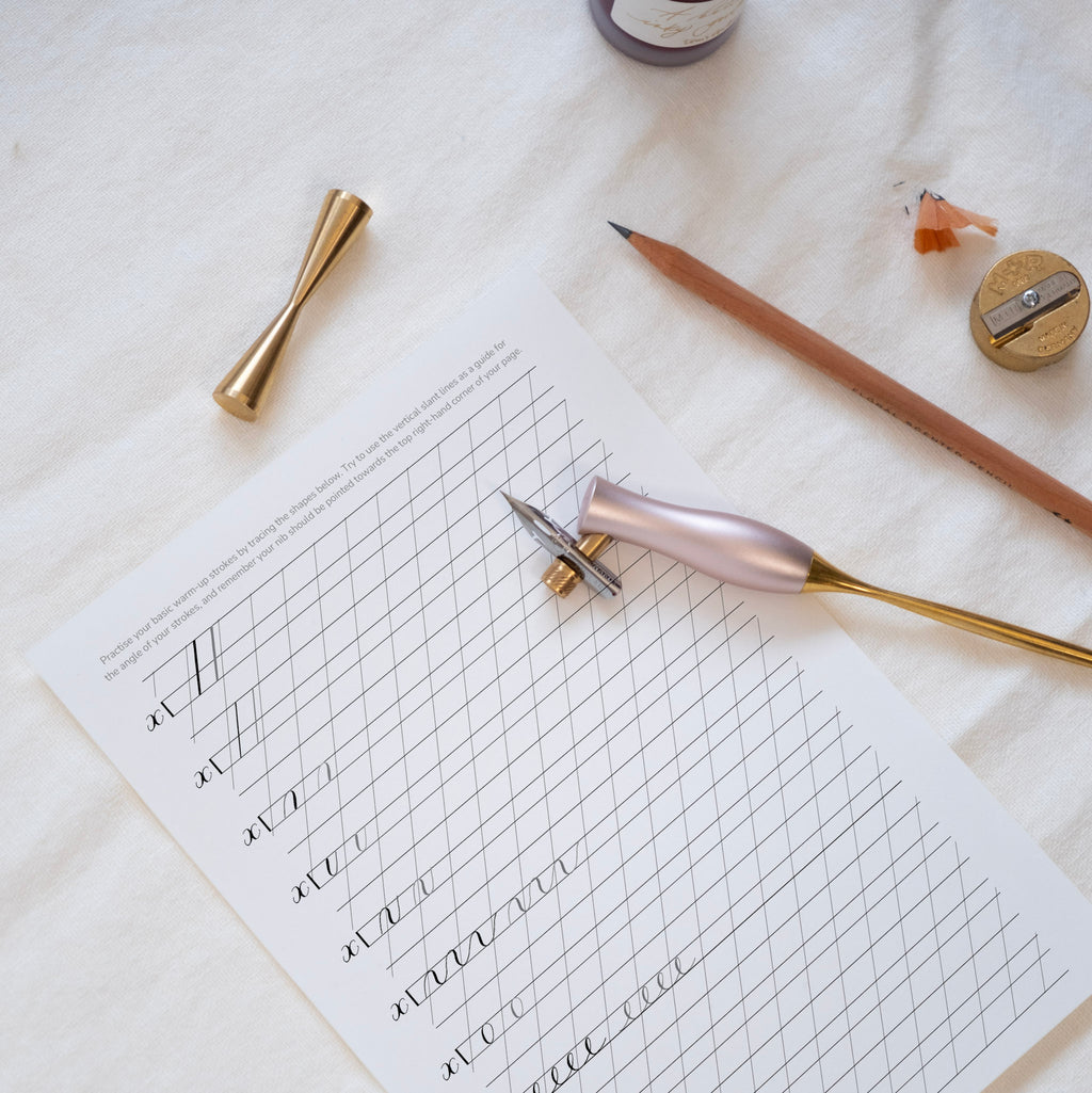 Digital Guide: Beginner's Modern Calligraphy – Tom's Studio