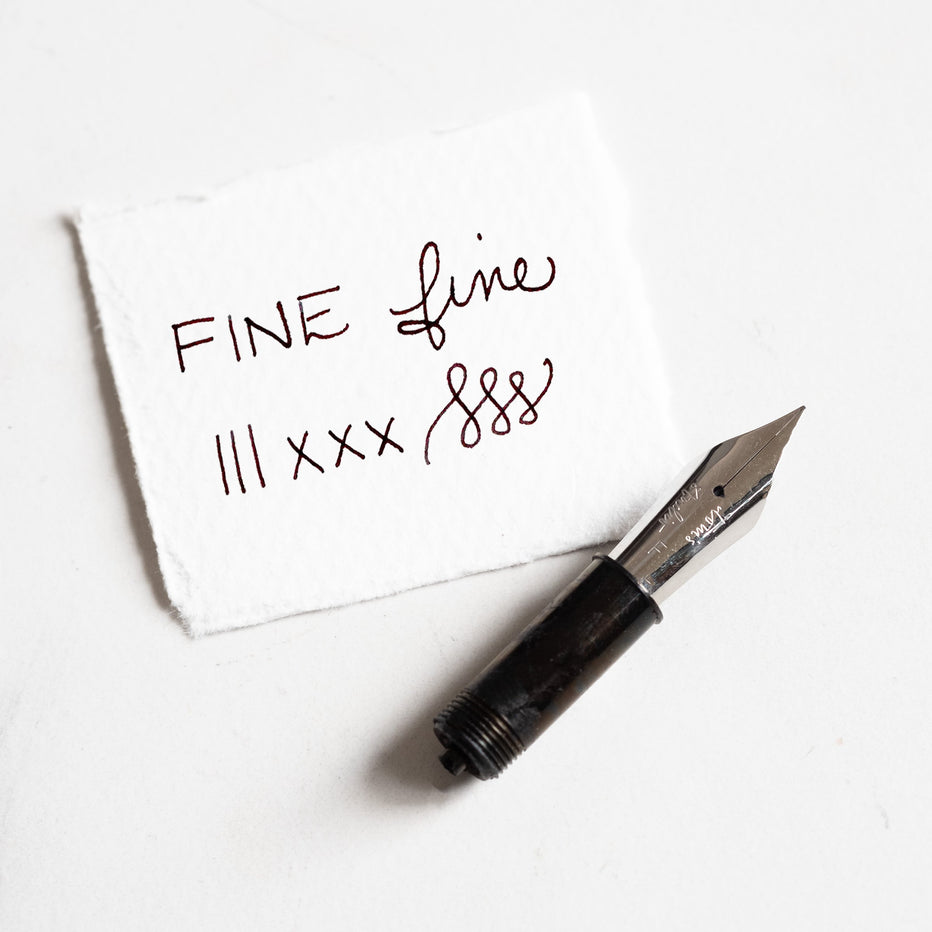 Fine Fountain Pen Nib – Smooth, Delicate Strokes with a Touch of Flex ...