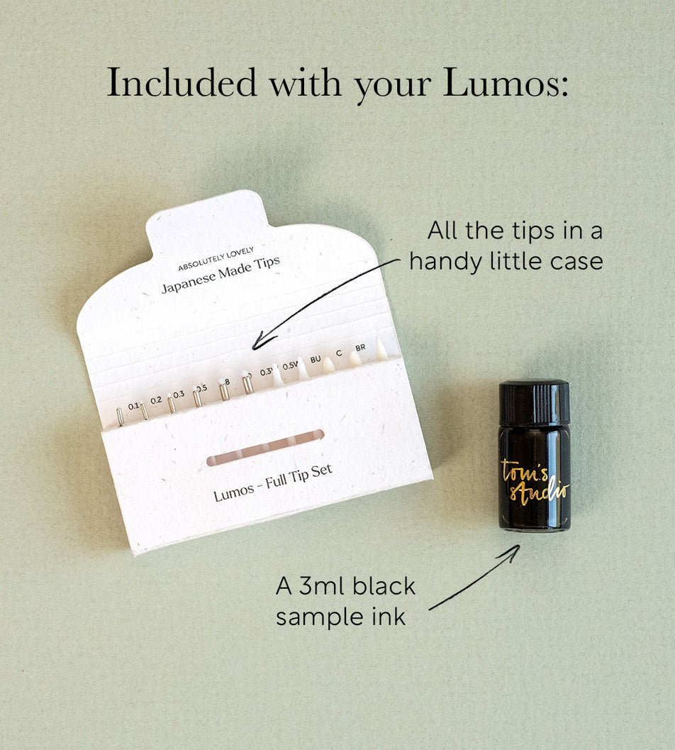 Bronze Lumos – Solid Bronze Pen with Refillable Tips | Tom's Studio