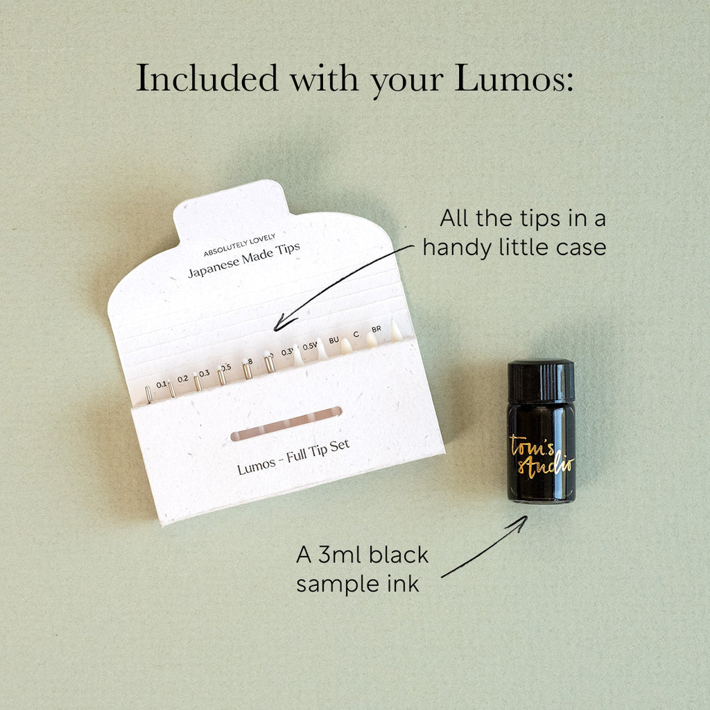 Lumos Pro – The Infinitely Refillable Fineliner, Writing, and Brush Pen ...