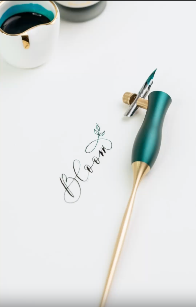 Bloom Calligraphy Pen – Balanced, Versatile, and Beautiful – Tom's Studio