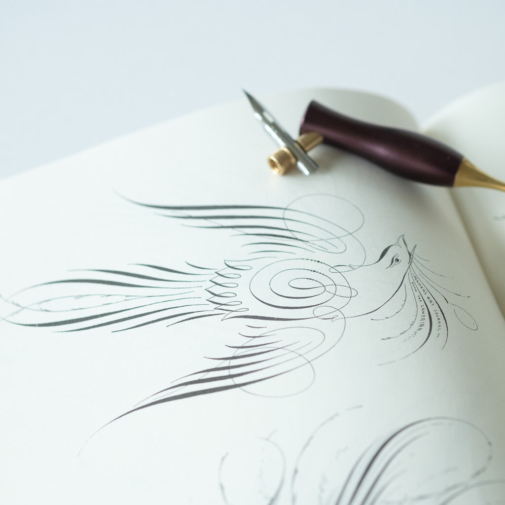 Ornate Pictorial Calligraphy by E. A. Lupfer – Master the Art – Tom's ...